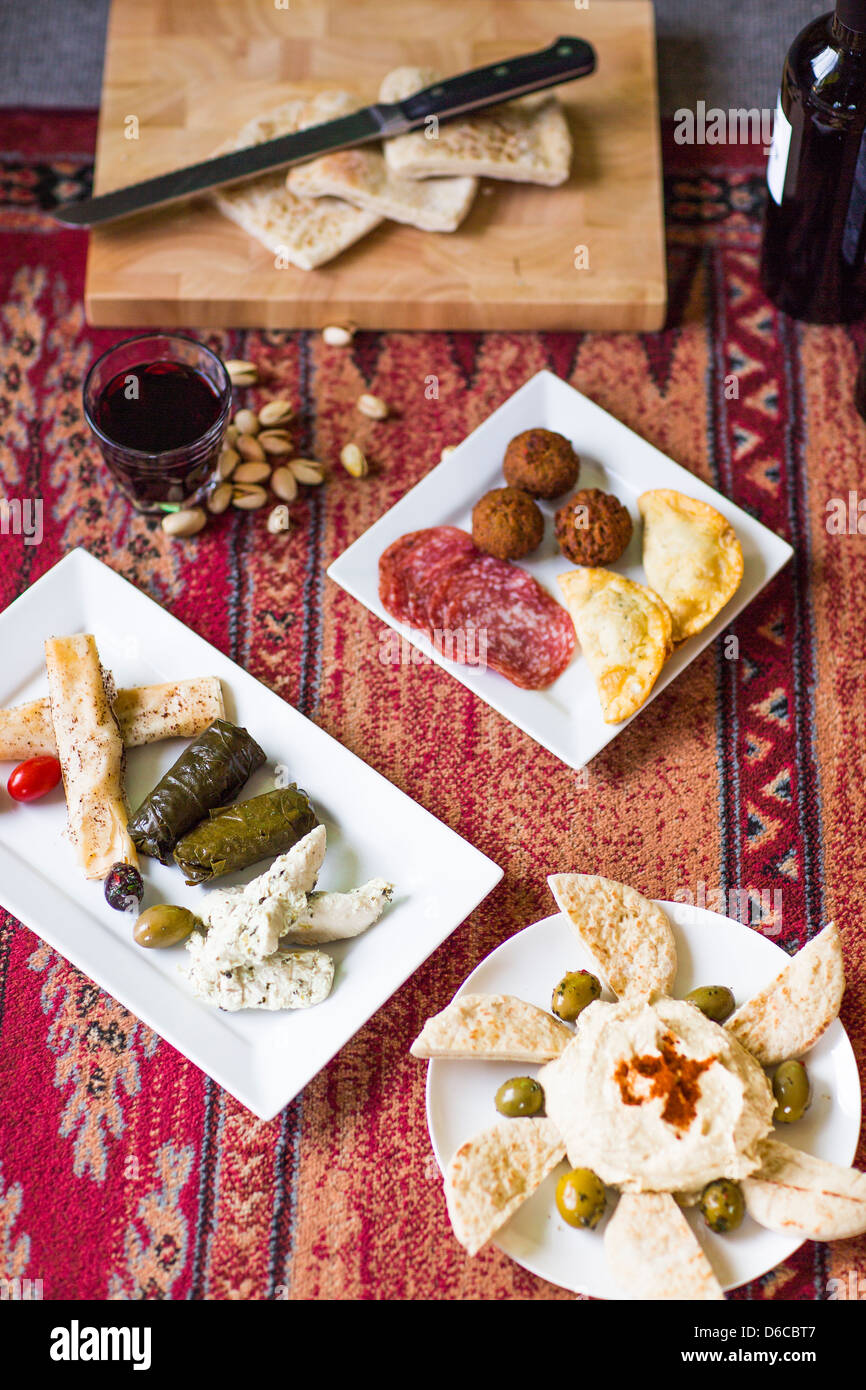 Meze hummus hi-res stock photography and images - Alamy