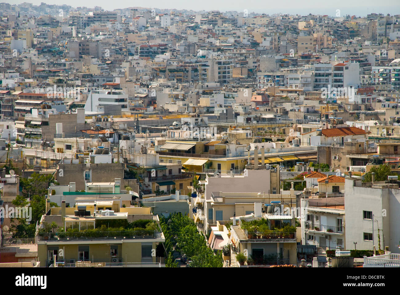 Greek city, Athens Stock Photo - Alamy