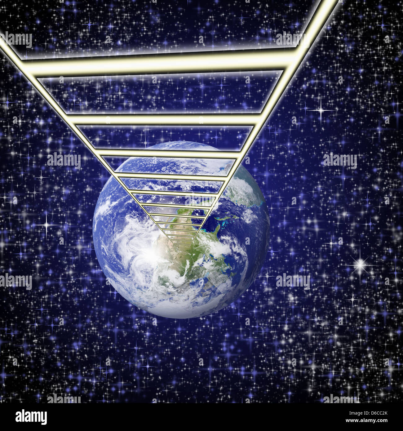 earth square globe Stock Photo - Alamy