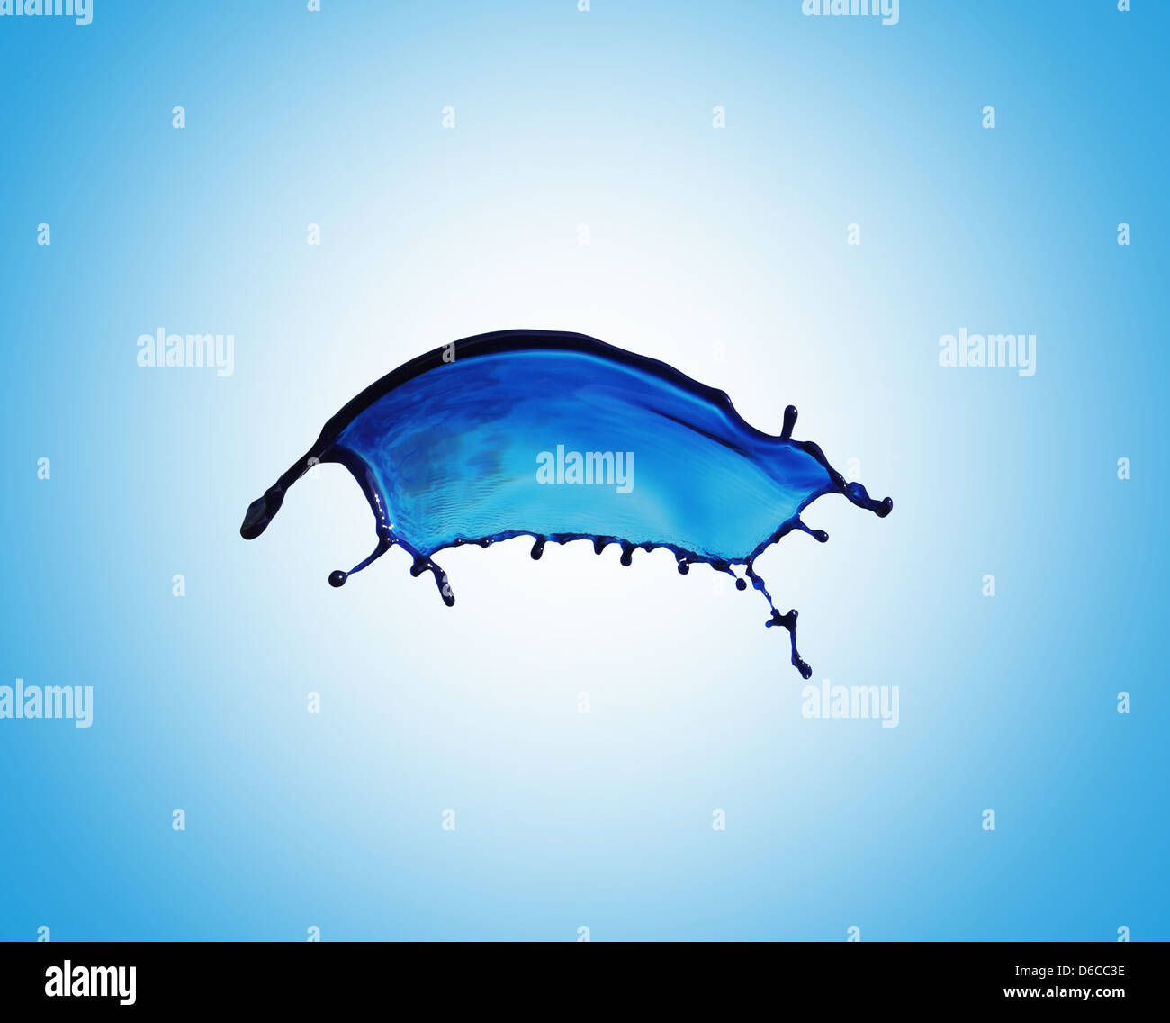 blue water splash Stock Photo - Alamy