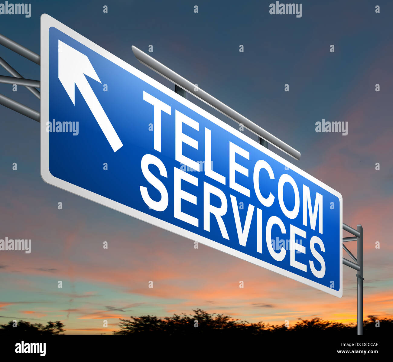Telecom services concept Stock Photo - Alamy