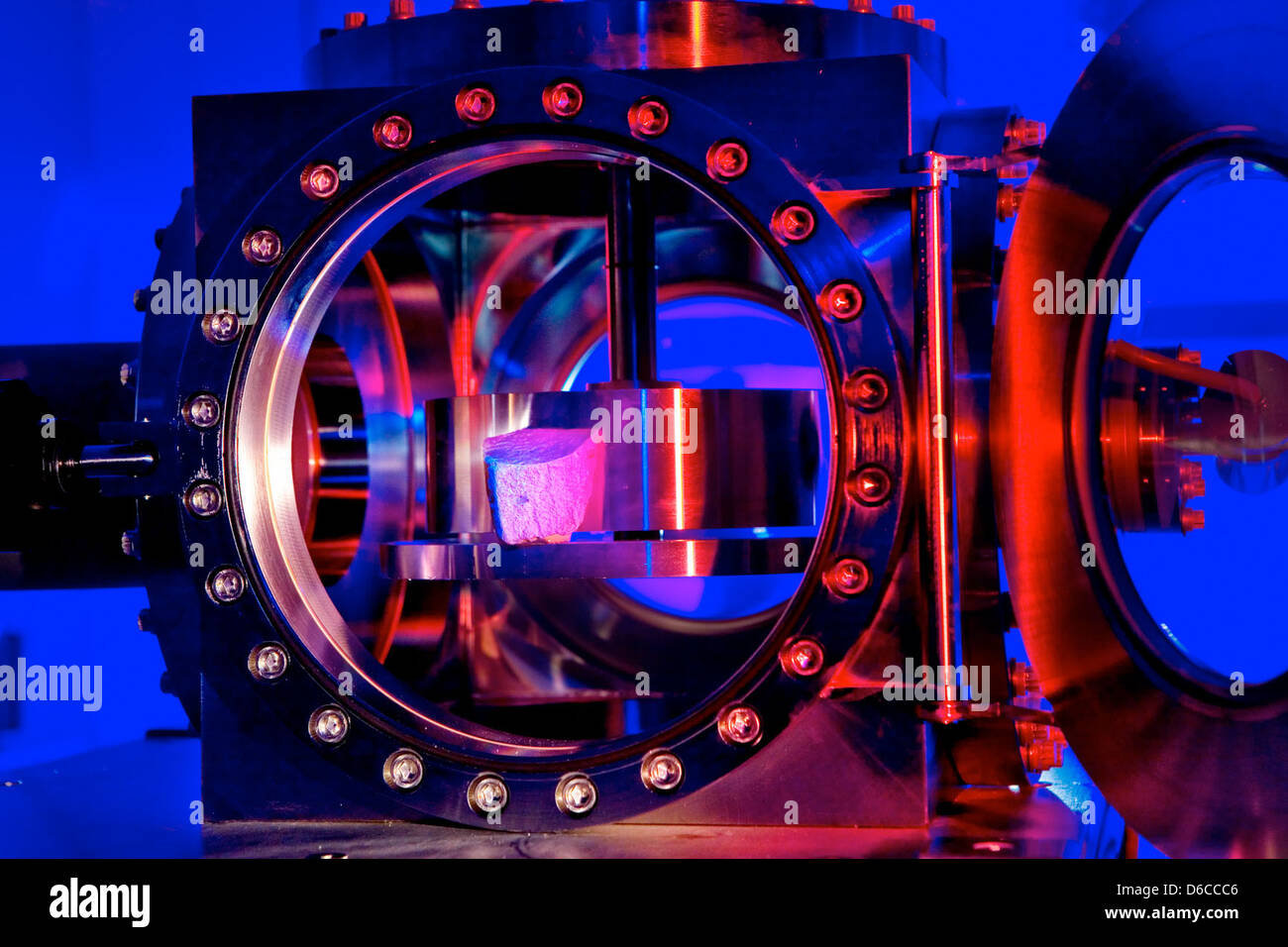 ChemCam's laser beam, a critical component in scientific research at ...