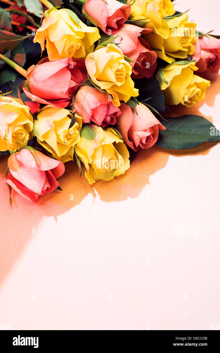 bunch of roses Stock Photo - Alamy