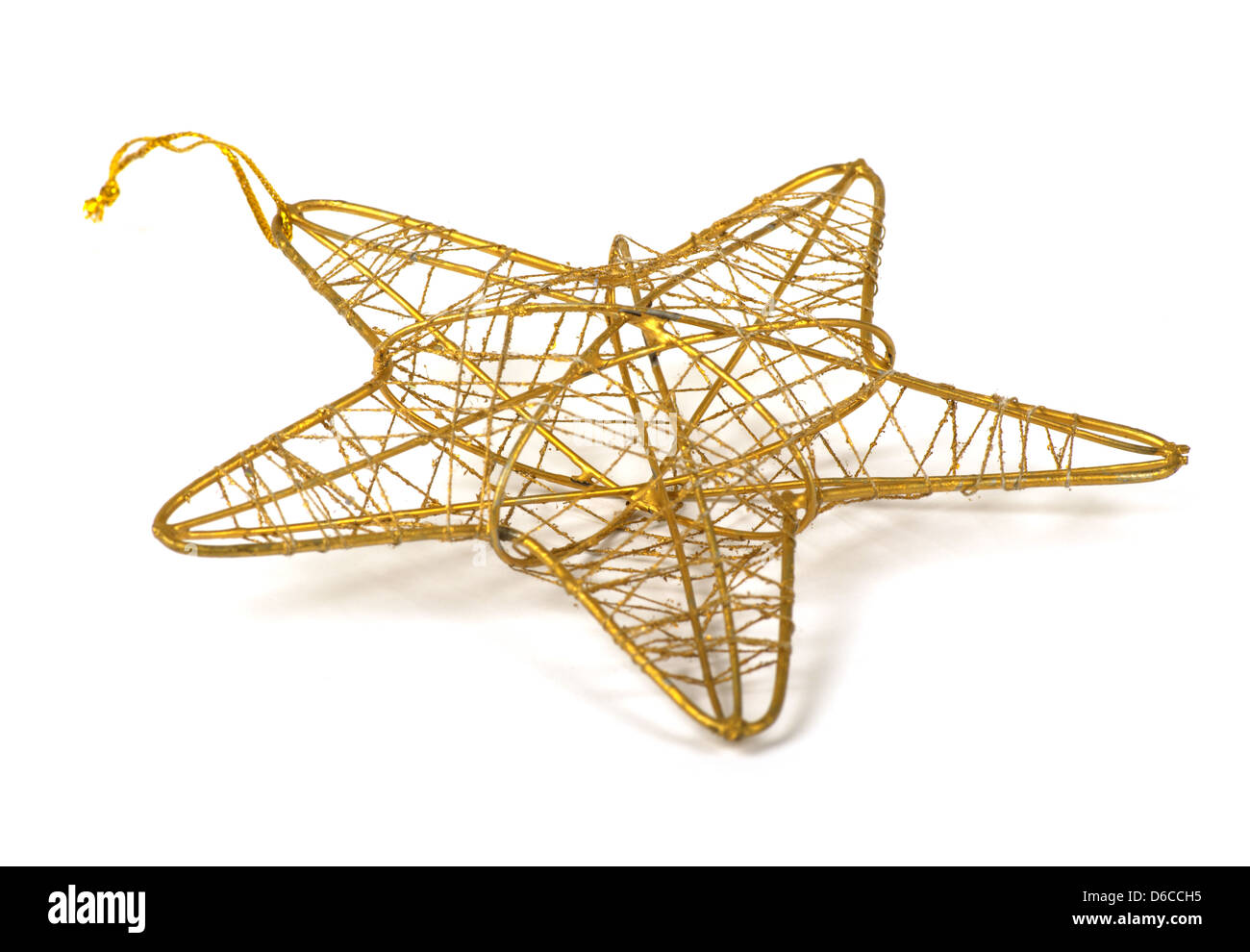 Gold metal star shape Cut Out Stock Images & Pictures - Alamy