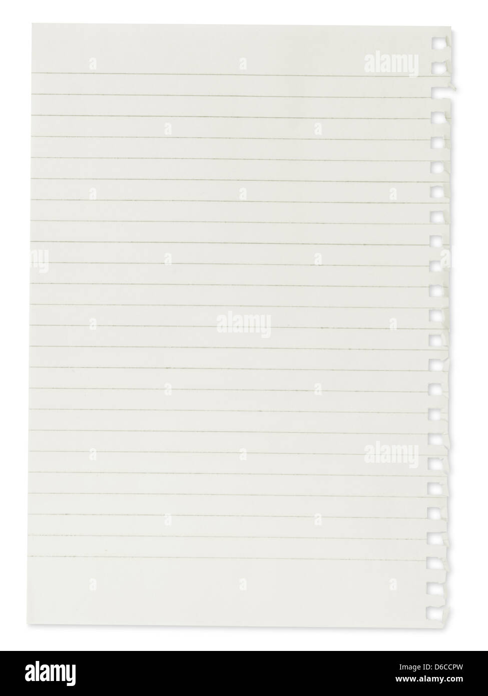 paper page notebook. textured isolated on the white backgrounds Stock ...