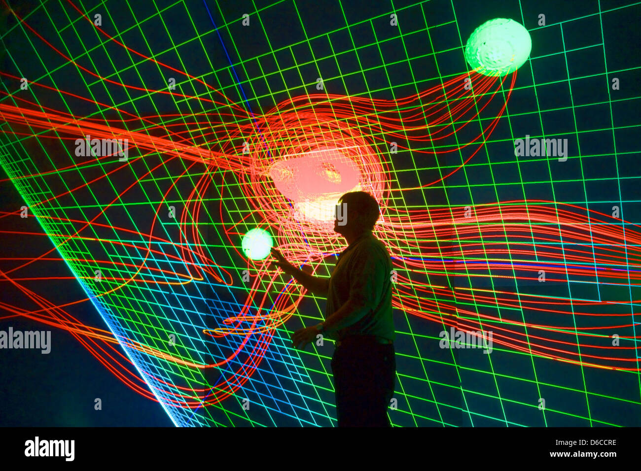 A digital simulation representing the Milky Way galaxy, created by ...