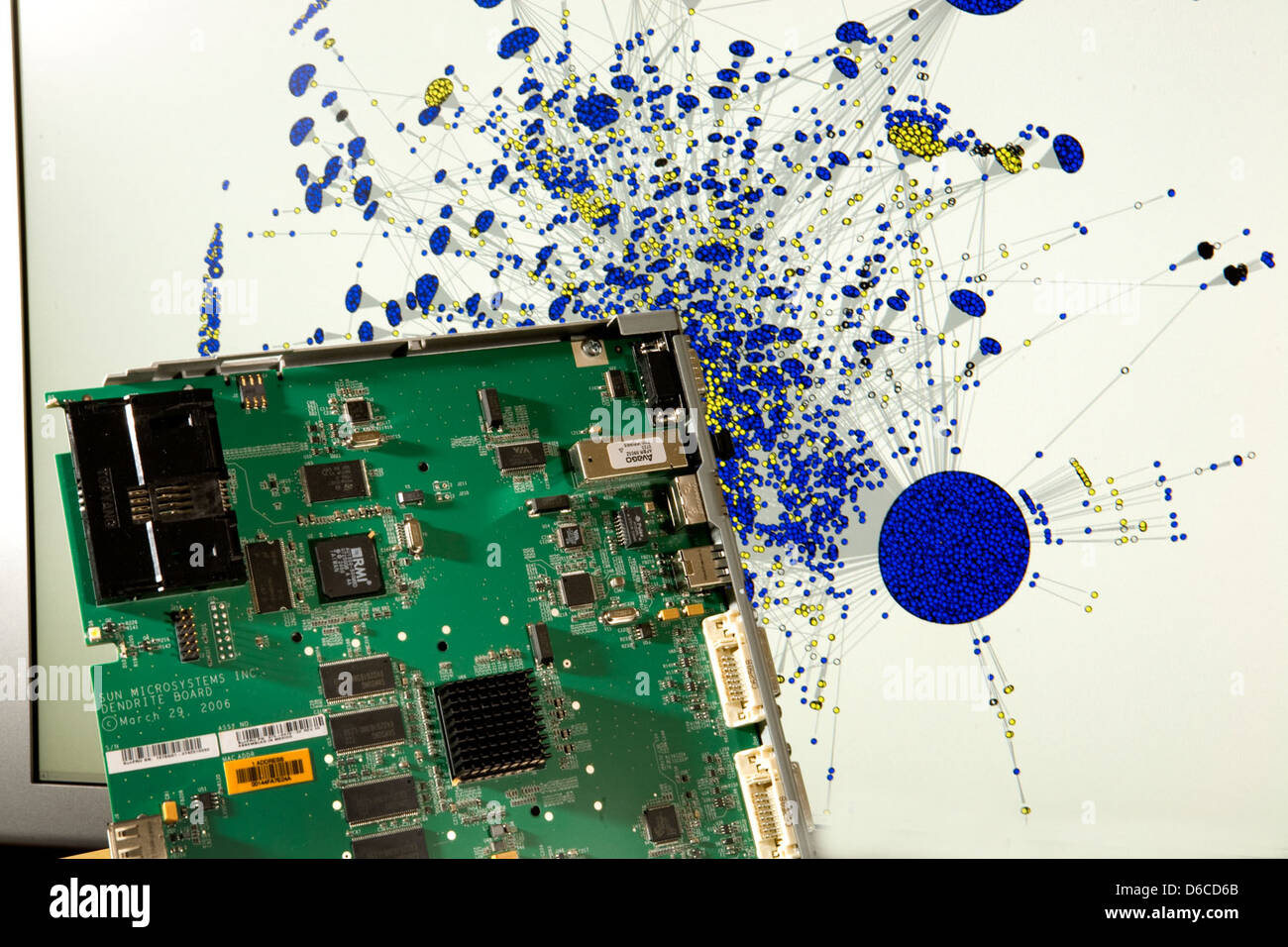 Alex Kent and Michael Fisk work to defend the computer systems at the ...