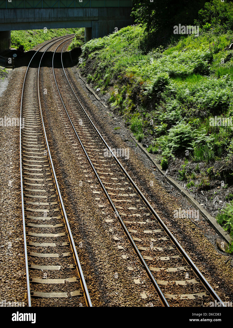 Do not cross trackway hi-res stock photography and images - Alamy