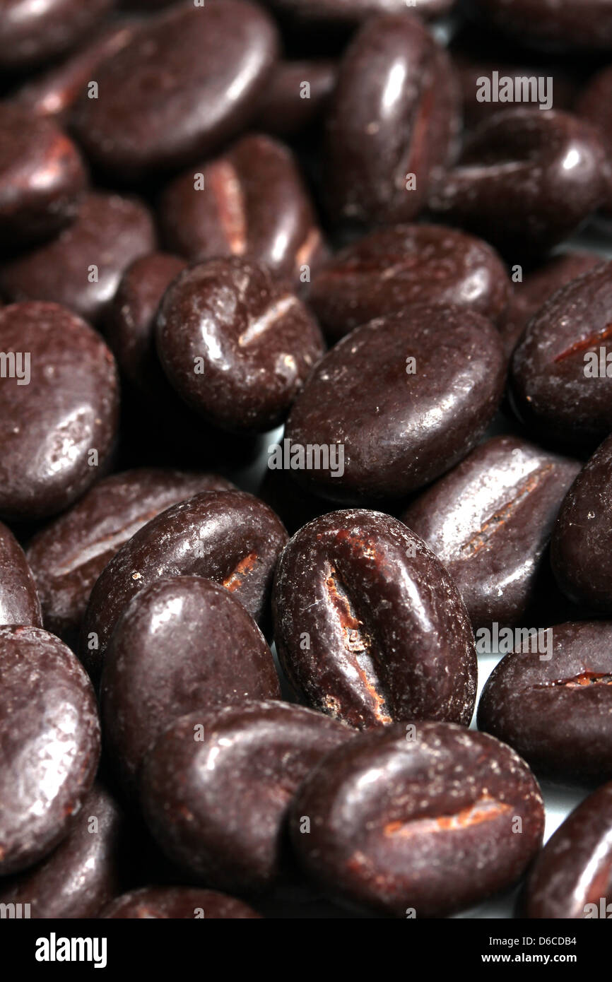 chocolate mocha beans Stock Photo - Alamy