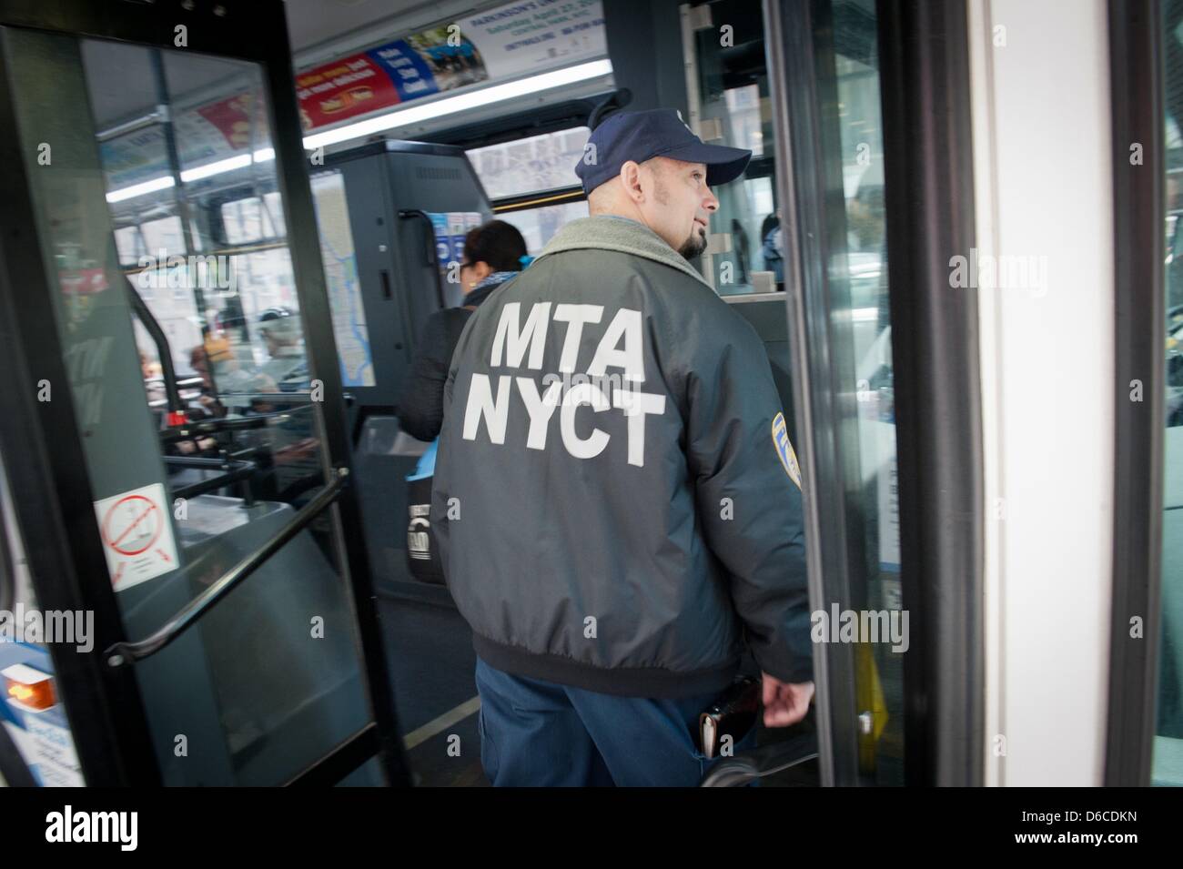Manhattan, New York, USA. 16th April, 2013. NYC Transit Security ...