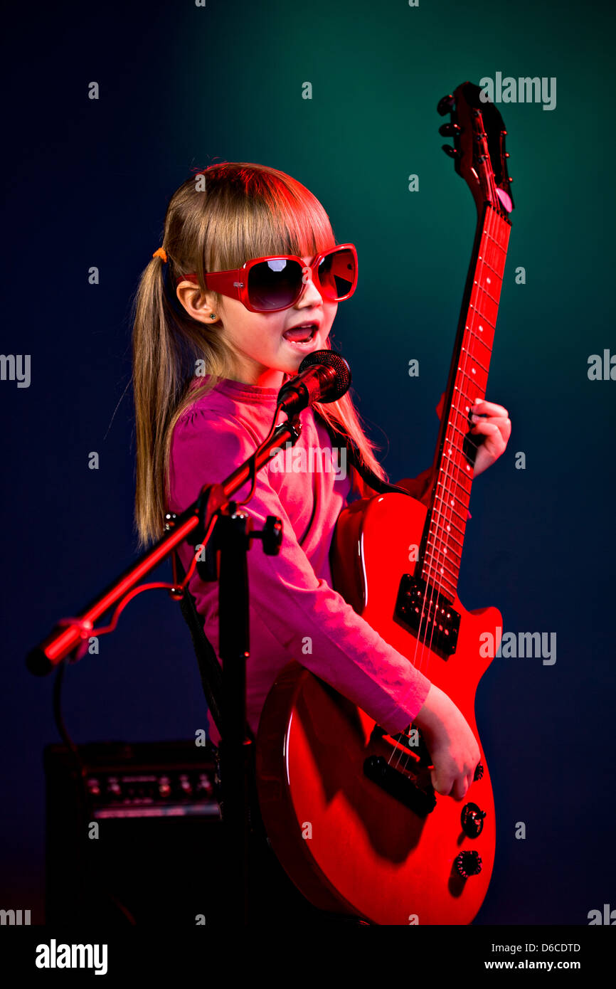 Rock and Roll girl Stock Photo - Alamy