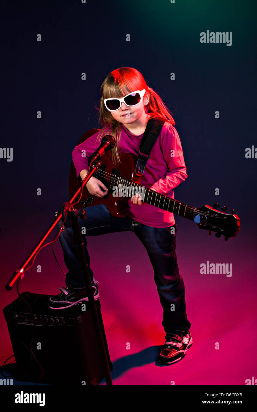 Rock and Roll girl Stock Photo - Alamy