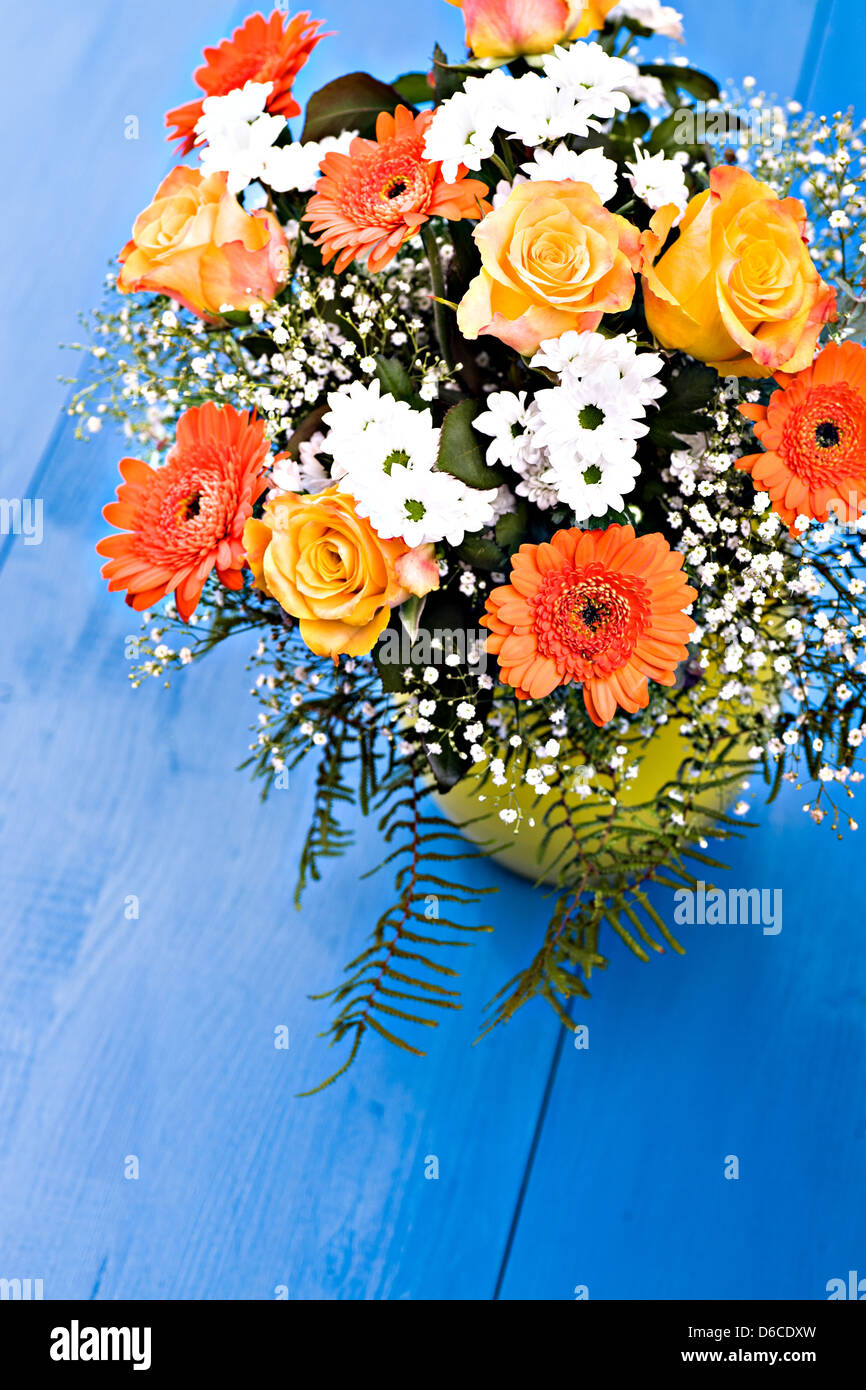 bunch of spring flowers Stock Photo - Alamy