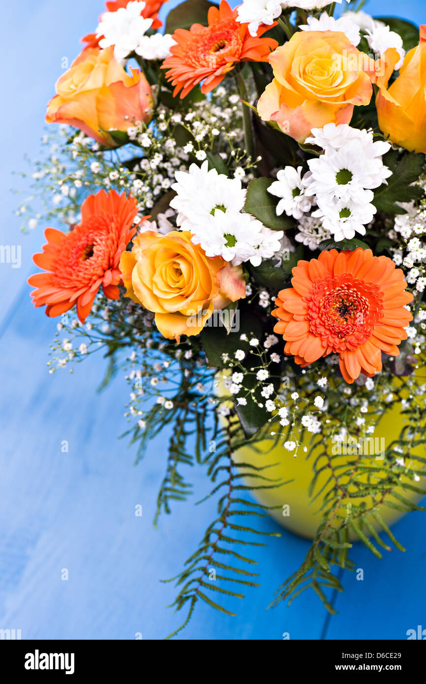 bunch of spring flowers Stock Photo - Alamy