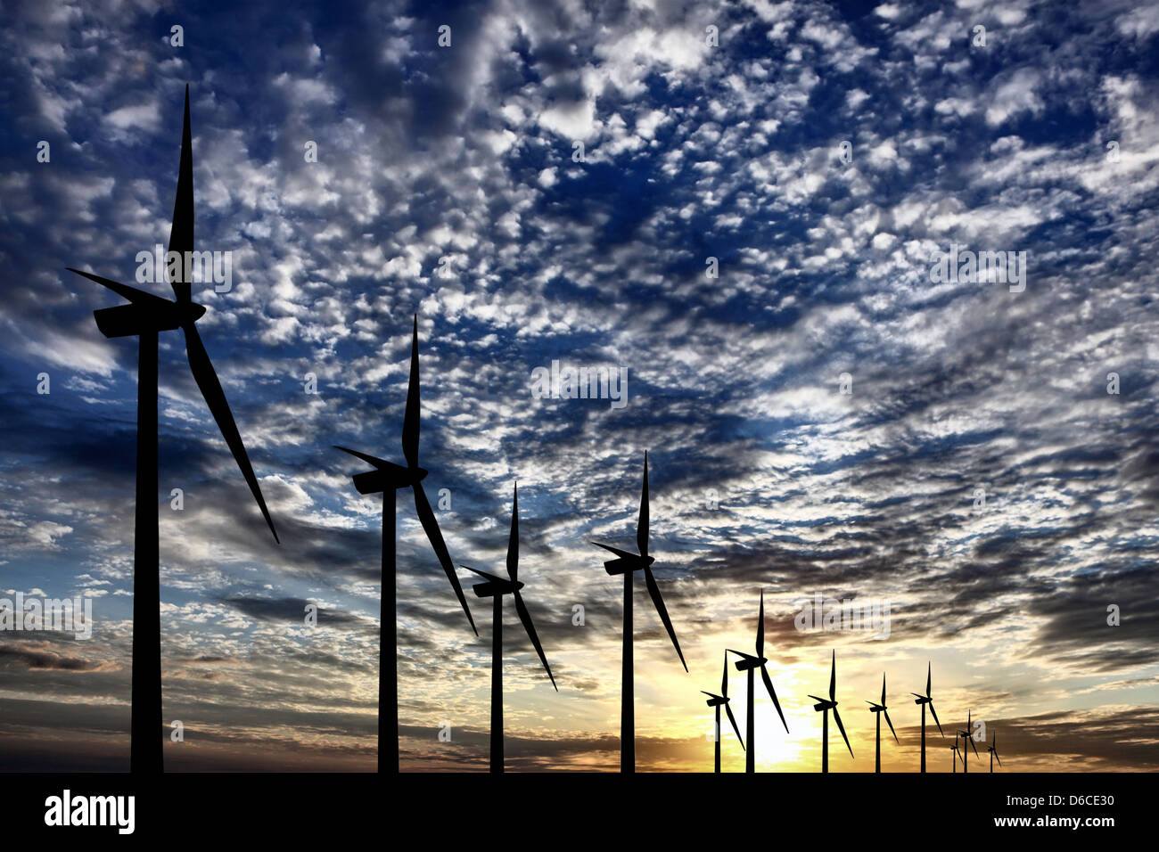 Wind Farm Energy Stock Photo - Alamy