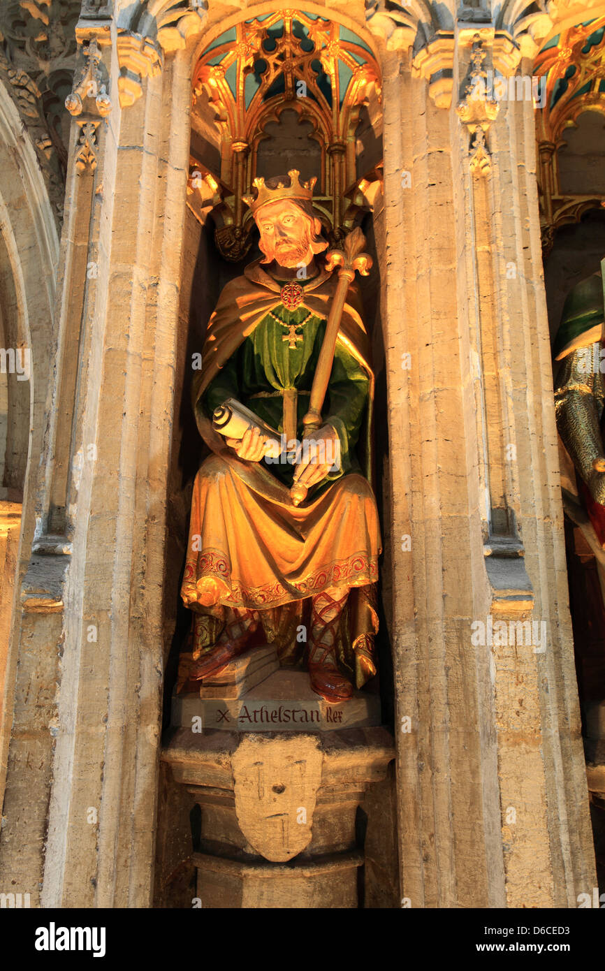 Interior view of Ripon Cathedral, Ripon City, North Yorkshire, England ...