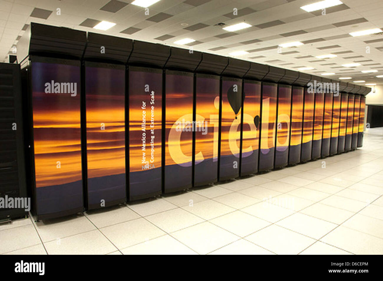 This image showcases the Cielo supercomputer at Los Alamos National ...