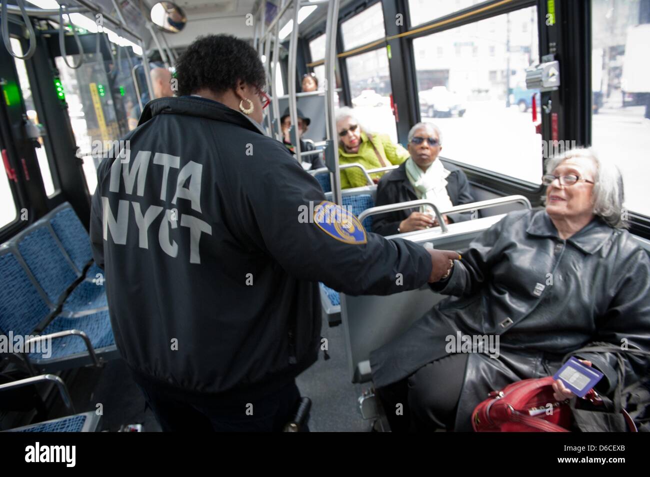 Manhattan, New York, USA. 16th April, 2013. NYC Transit Security ...