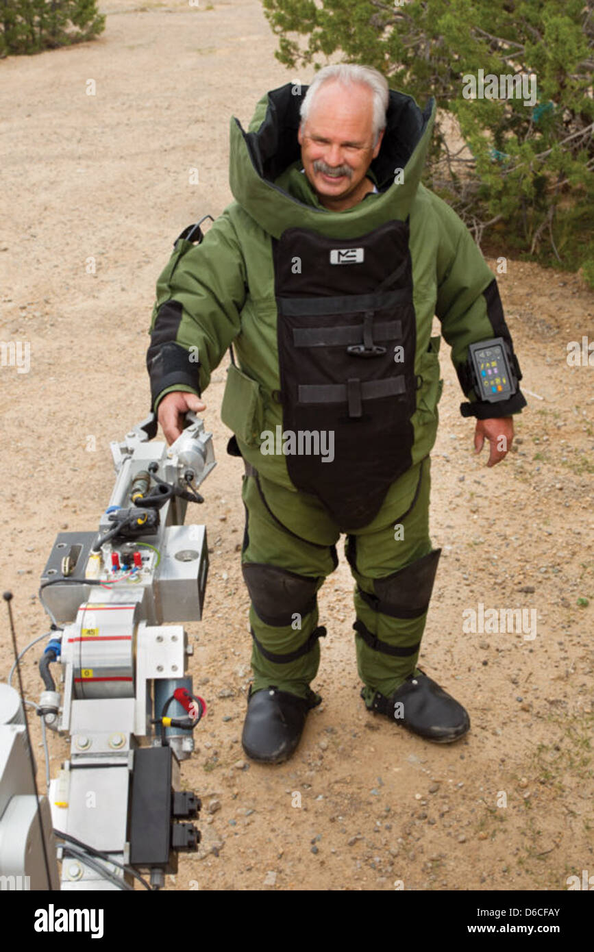 Brad Lounsbury is a bomb technician with the emergency response group ...
