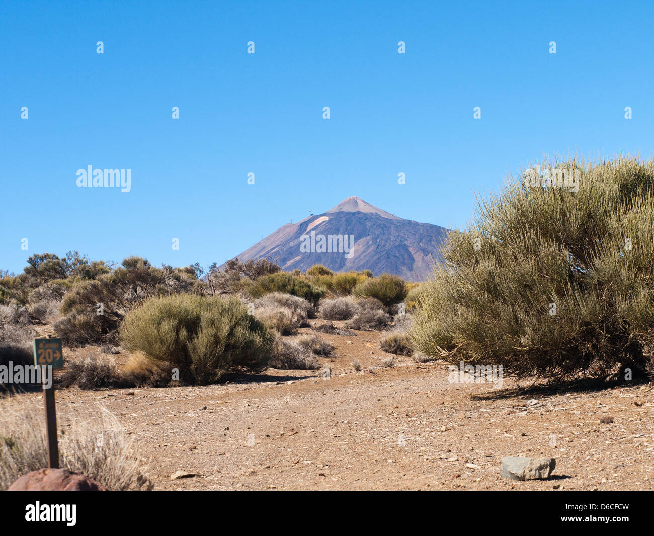 Mount teide and tenerife and sign hi-res stock photography and images ...