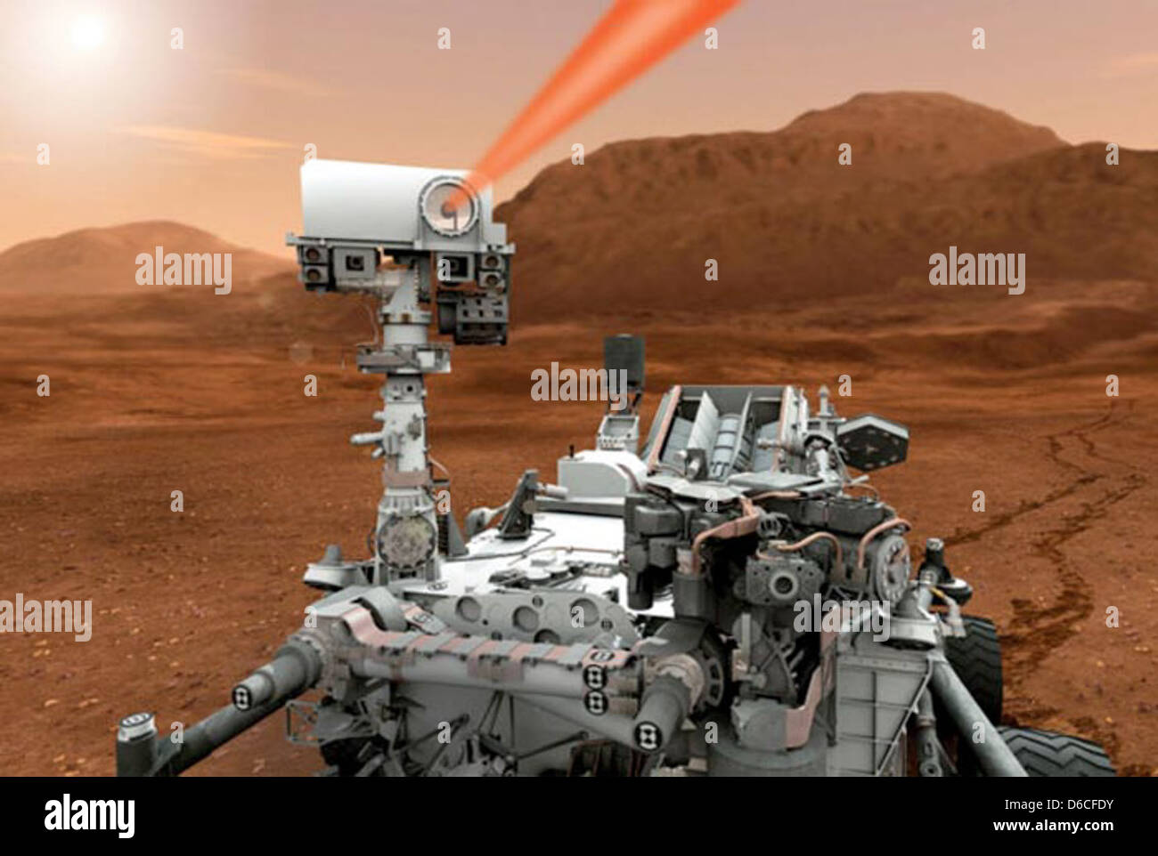 The Curiosity rover, part of NASA's Mars exploration mission, is ...