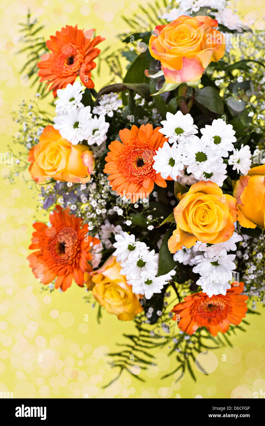 bunch of spring flowers Stock Photo - Alamy