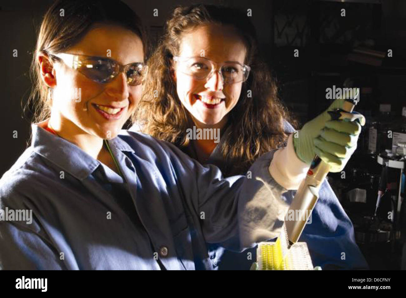 Los Alamos students Calla Glavin and Taraka Dale, pictured together ...
