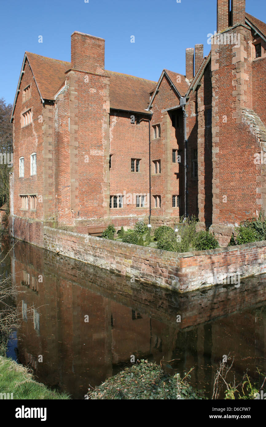Harvington Hall Worcestershire England UK Stock Photo - Alamy