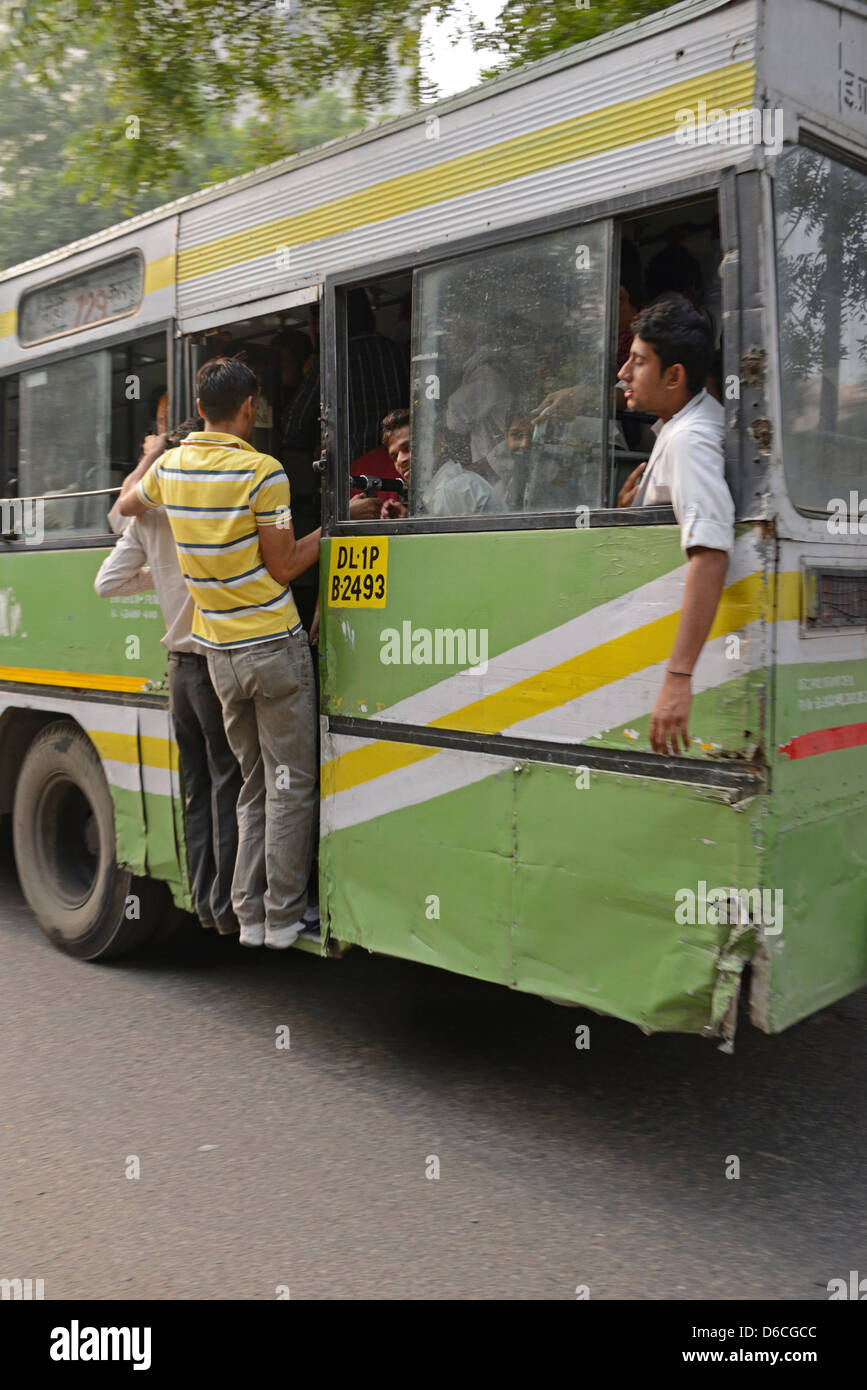 Transport bus indian passengers hi-res stock photography and images - Alamy