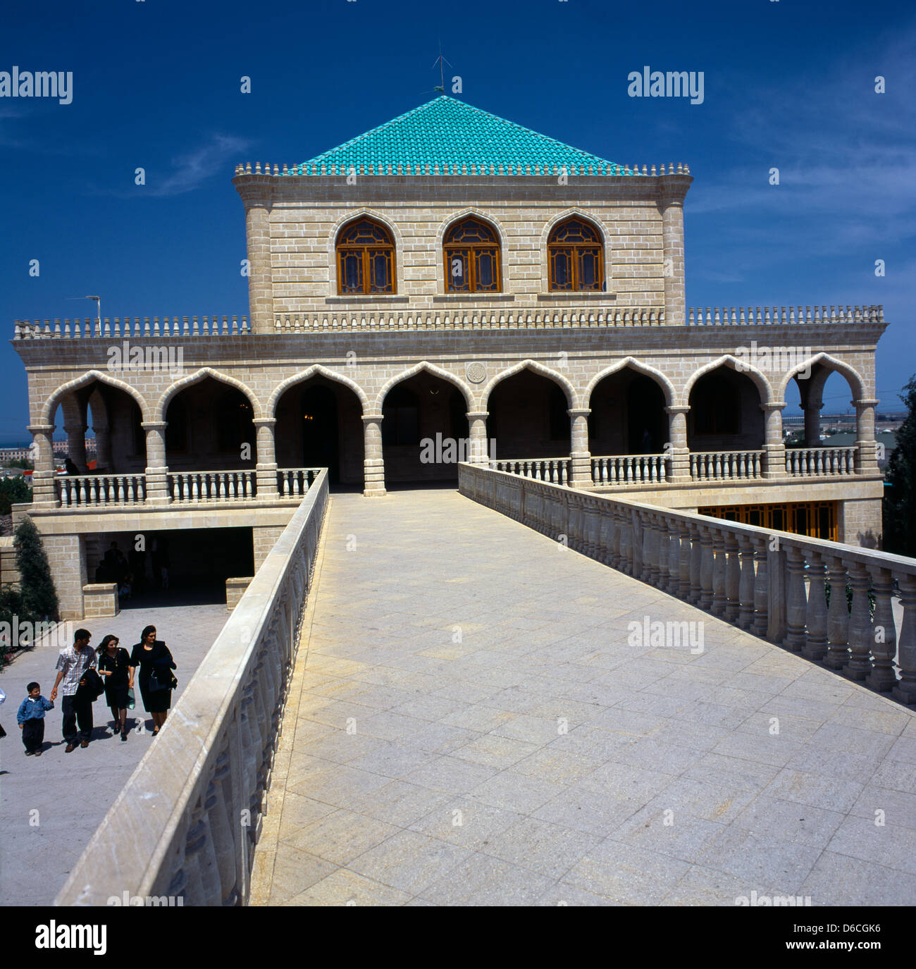 Azerbaijan Apsheron Peninsula Shuvelan New Madrassah Stock Photo - Alamy