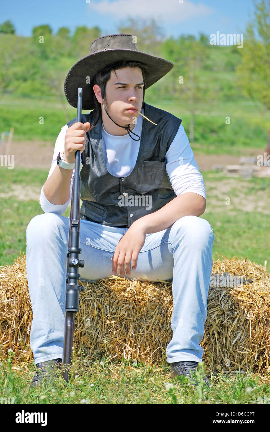 man with a gun Stock Photo - Alamy