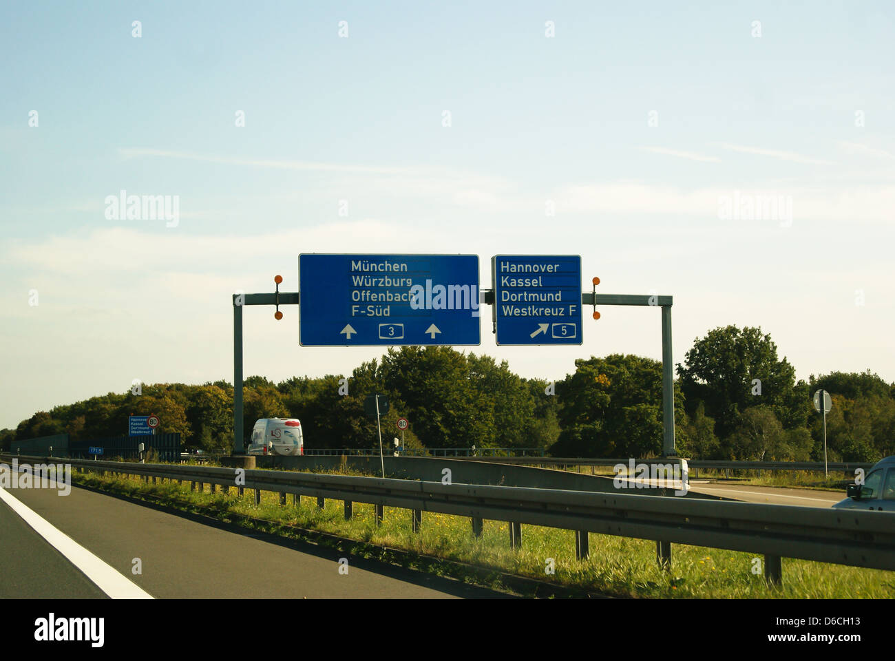 Autobahn signs germany hi-res stock photography and images - Alamy