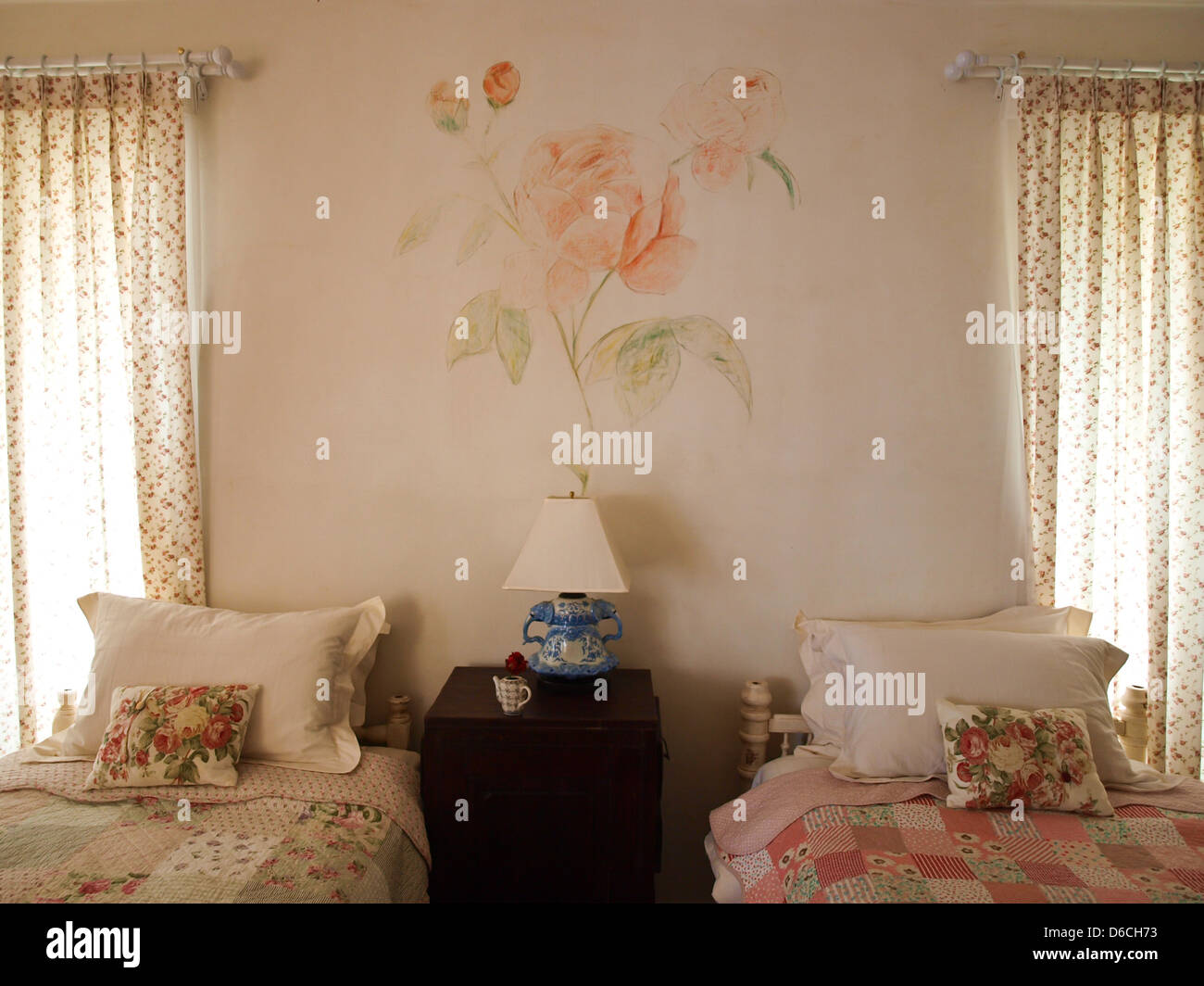 Bedroom fresco hi-res stock photography and images - Alamy