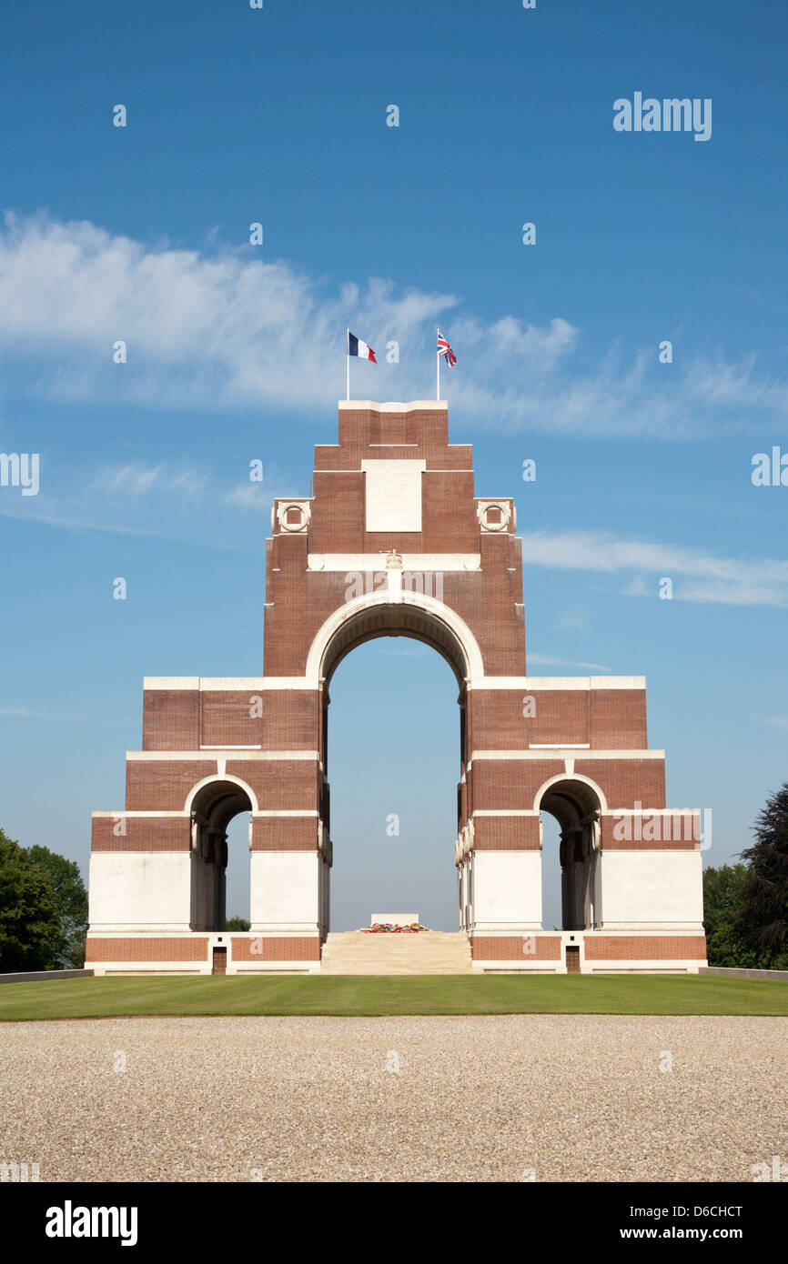 The Thiepval Memorial, the Memorial to the Missing of the Somme, France ...