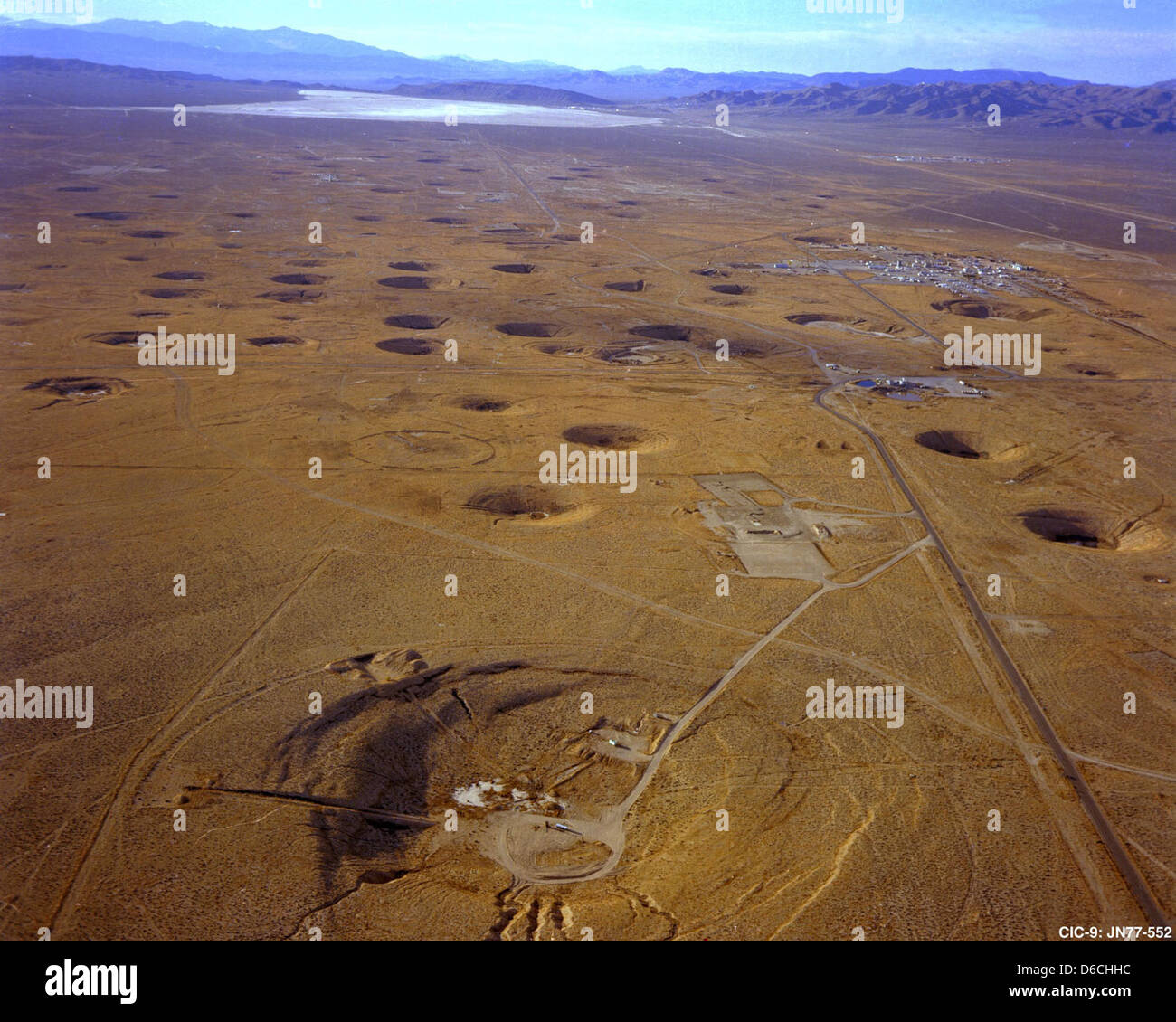 This aerial photograph shows Areas 3 and 7 at Los Alamos National ...