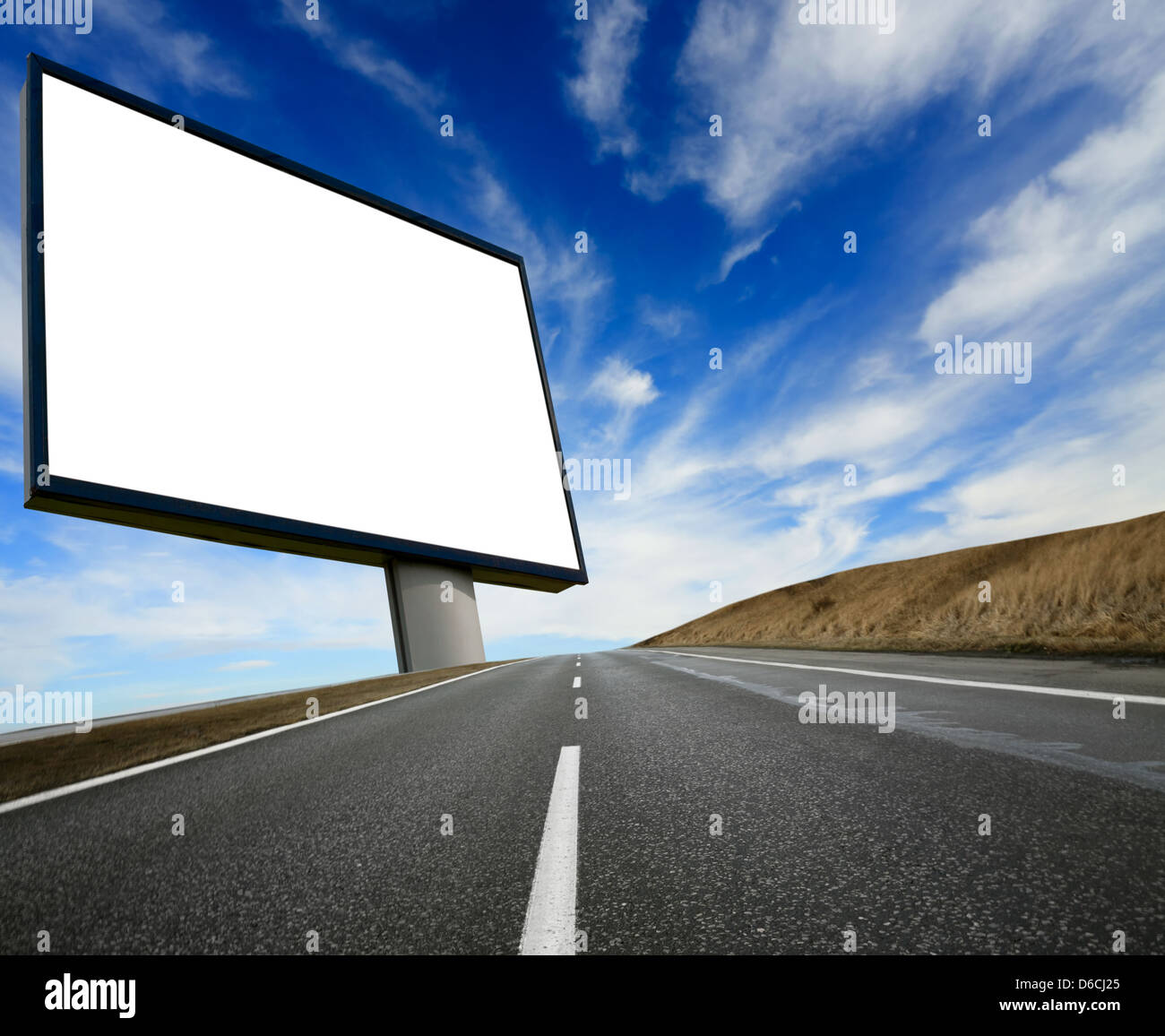 Billboard at the road Stock Photo - Alamy