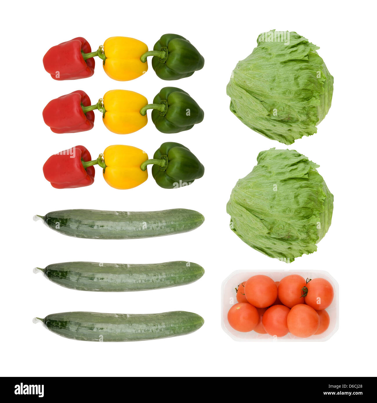 Fresh Vegetables Cut Out Stock Photo - Alamy