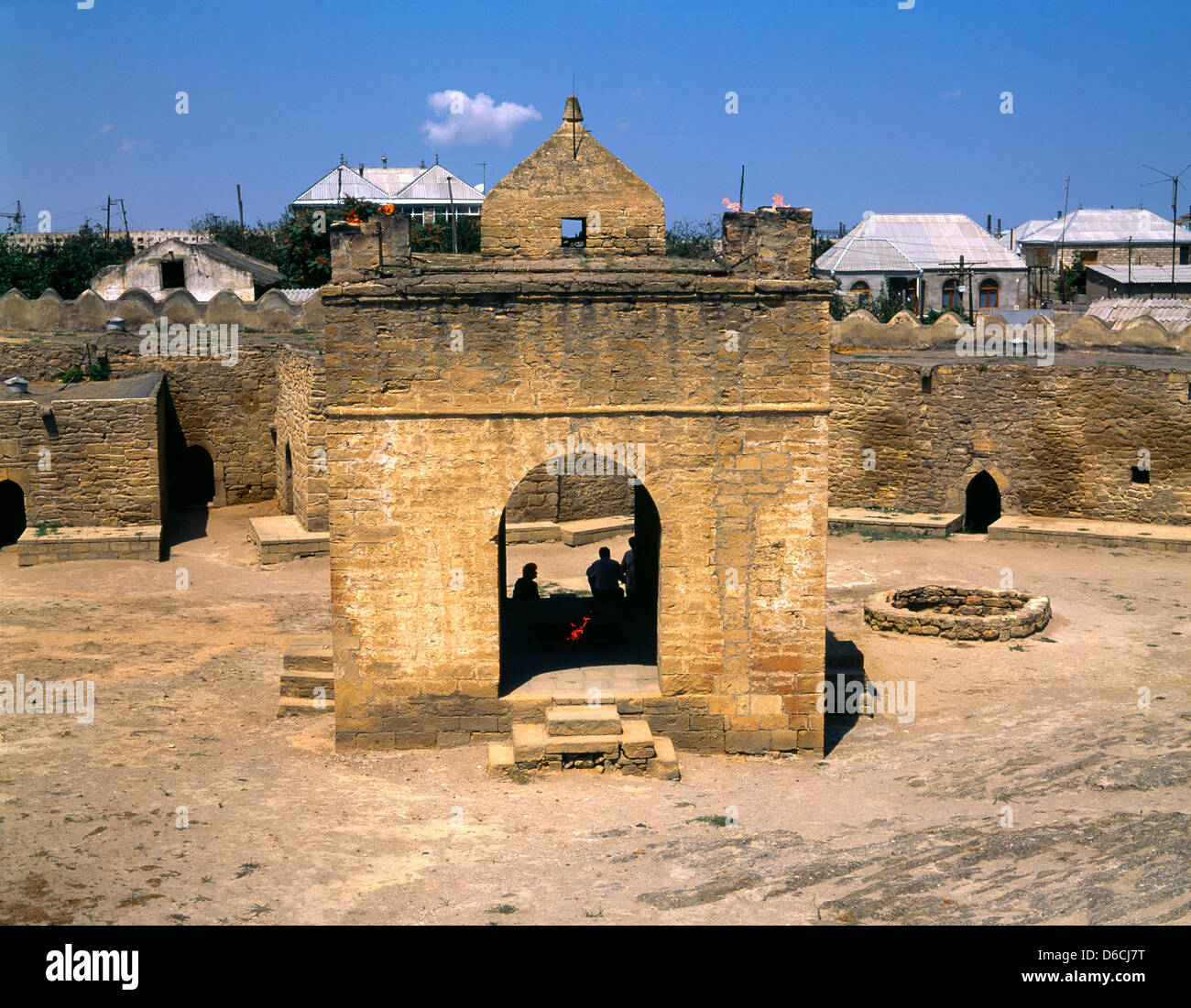 Surakhani in Absheron Peninsula Azerbaijan Ateshgah Fire Temple ...