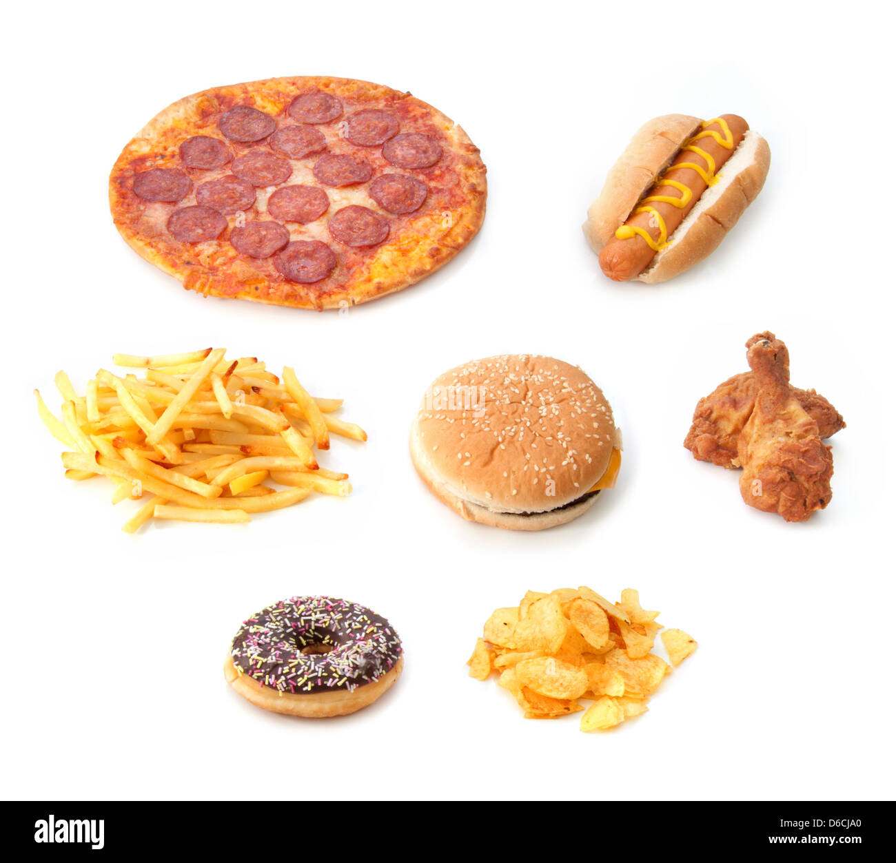 Unhealthy food pile hi-res stock photography and images - Alamy