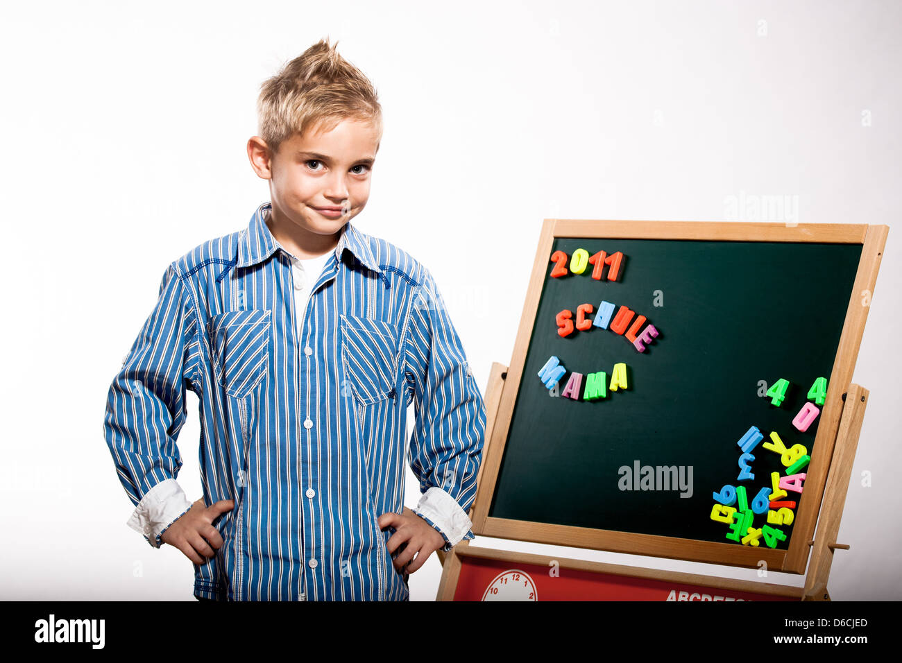 first grader boy Stock Photo - Alamy