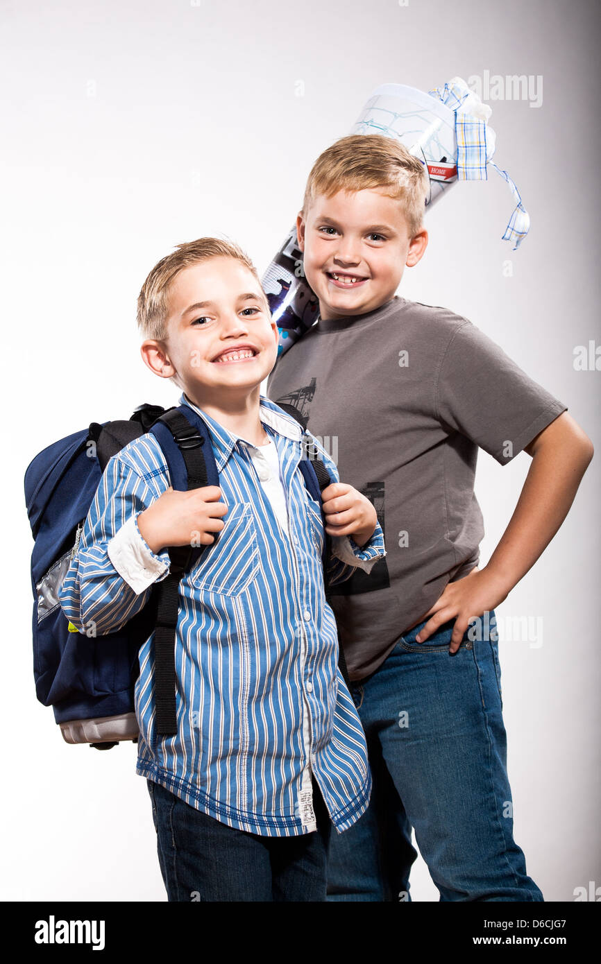 first grader boy Stock Photo - Alamy