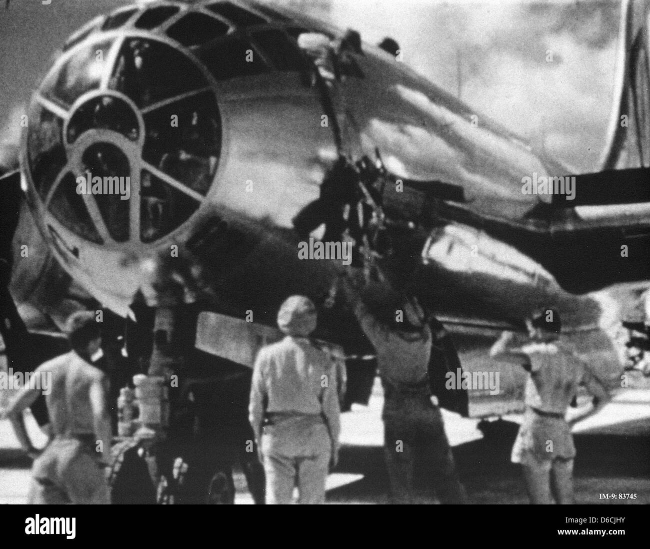 The Enola Gay was the aircraft that dropped the first atomic bomb on ...