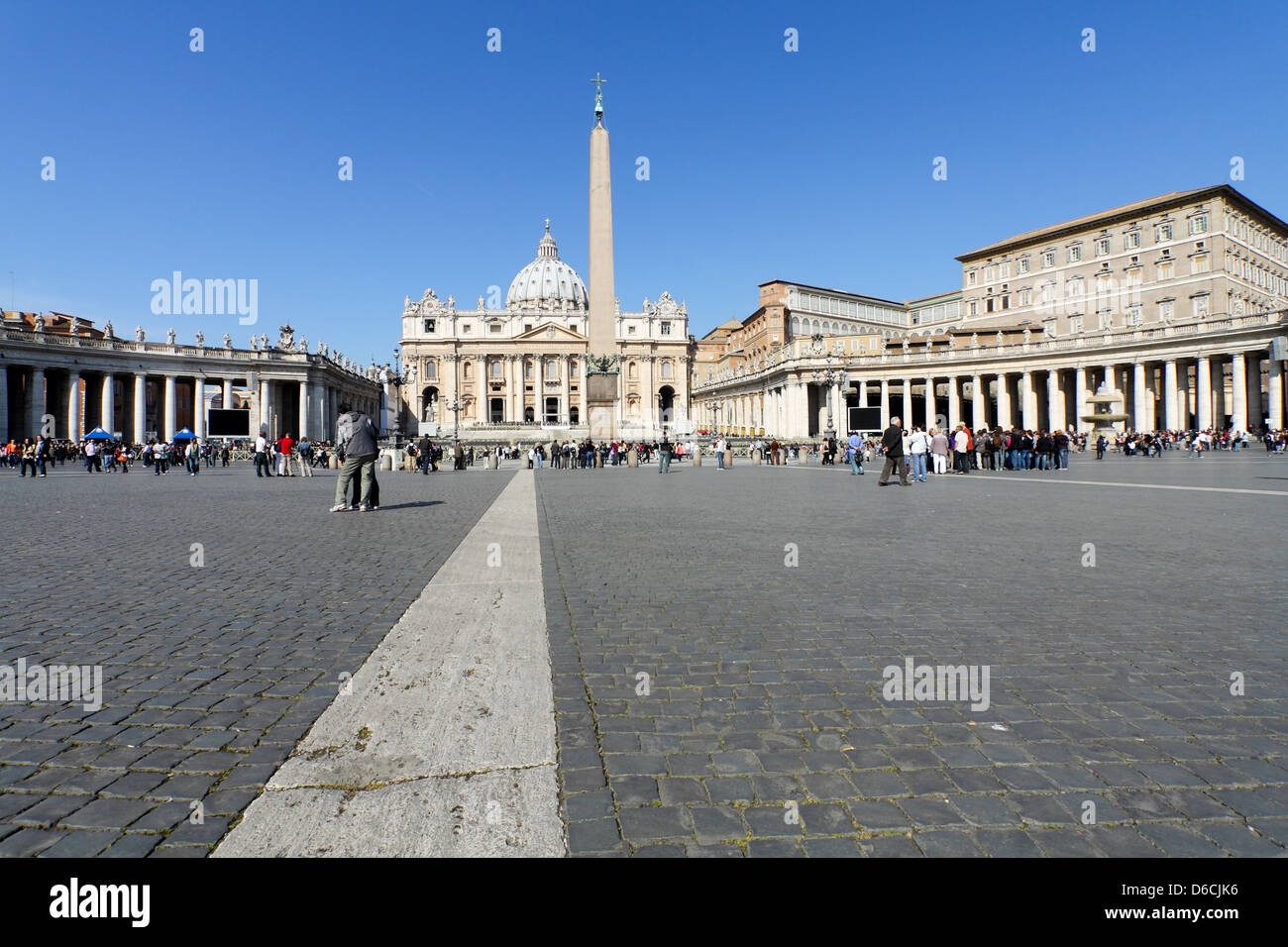 St. Peter's Square Stock Photo - Alamy
