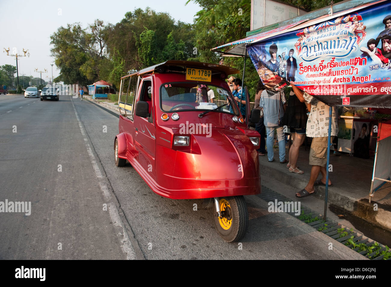 Ayutthaya, Thailand, a modern tuk tuk Stock Photo - Alamy