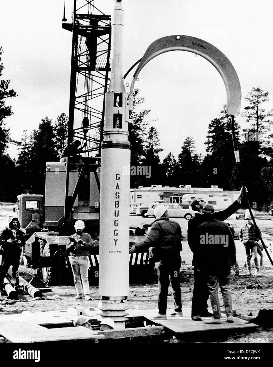 The Gasbuggy device, developed at Los Alamos National Laboratory, was ...