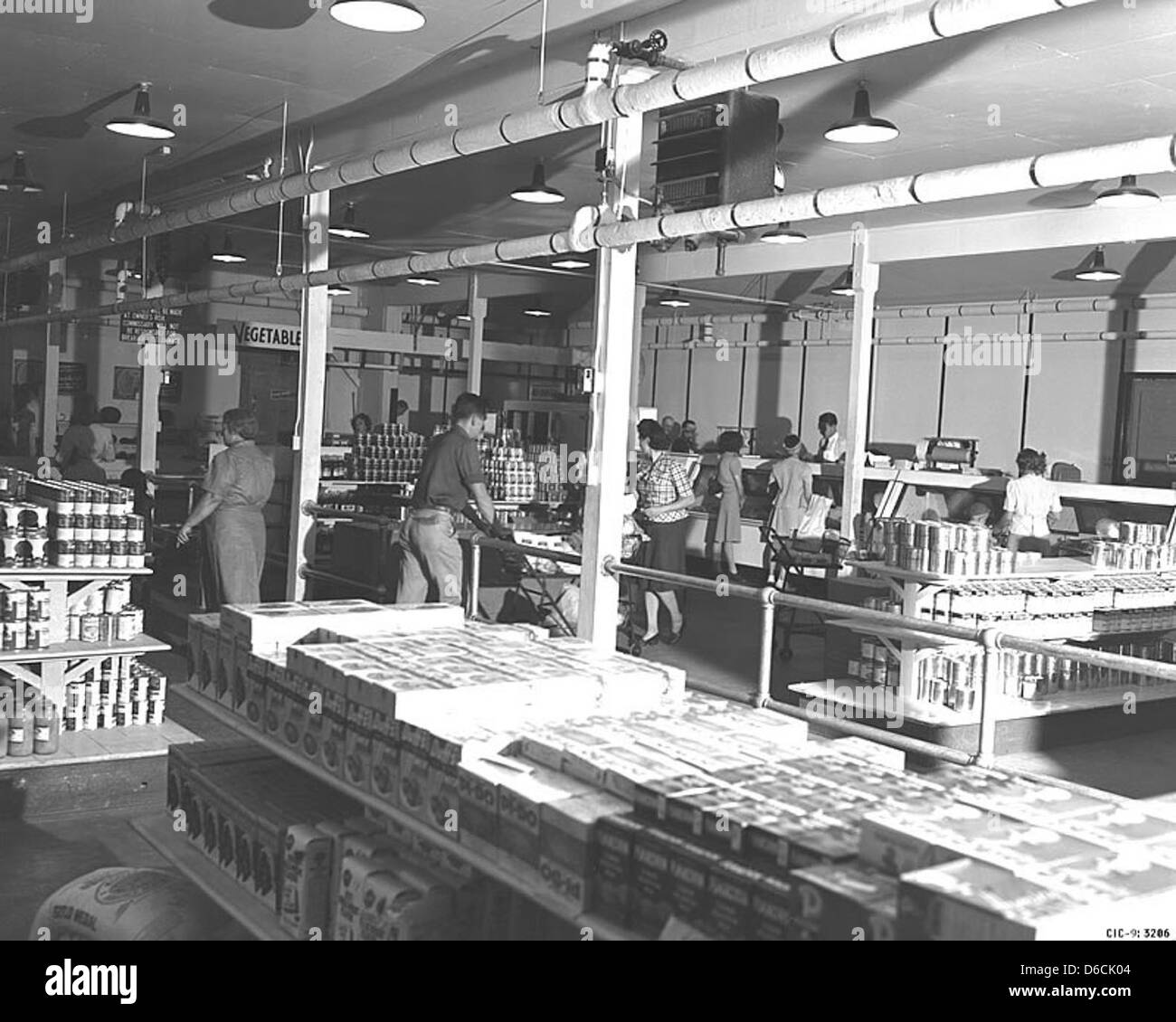 This image shows the grocery store at Los Alamos National Laboratory, a ...
