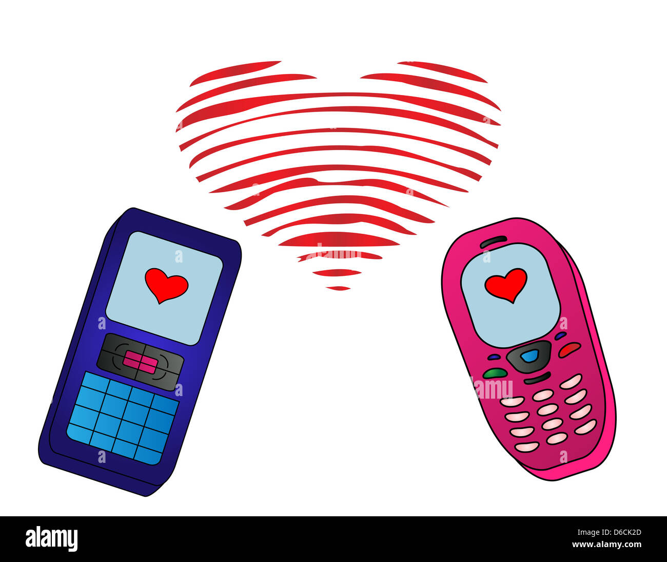 Wedding mobile phone Cut Out Stock Images & Pictures - Alamy