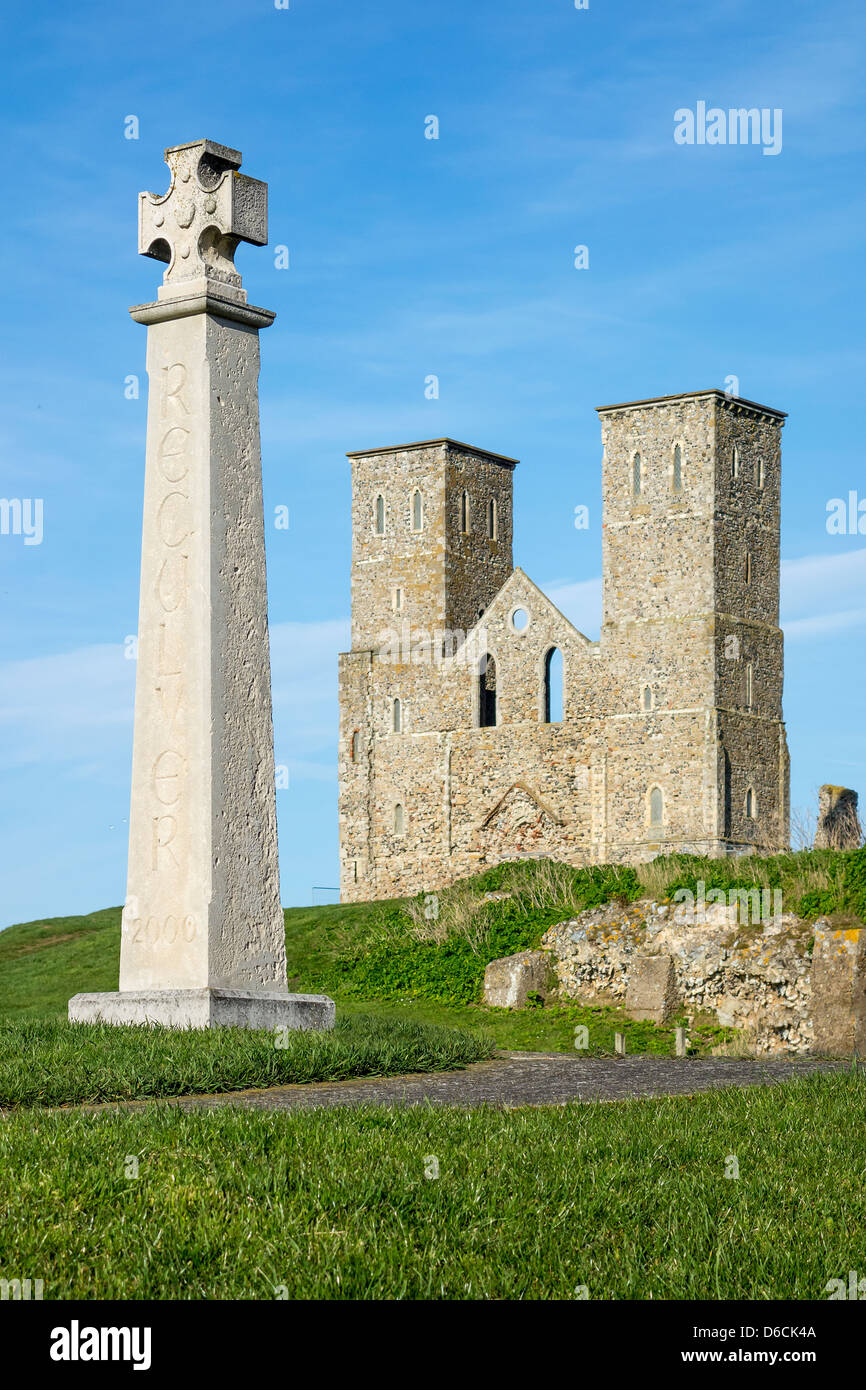 Reculver towers hi-res stock photography and images - Alamy
