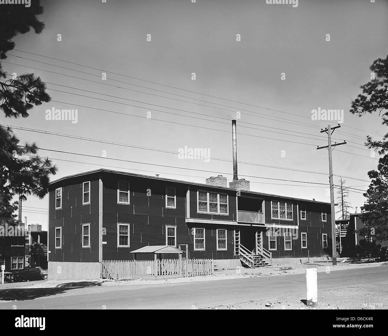 This image shows housing at Los Alamos National Laboratory, which ...