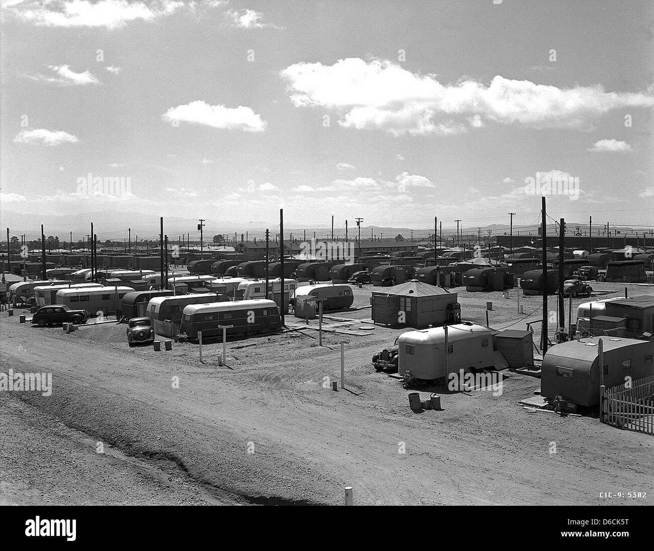 This image shows the housing at Los Alamos National Laboratory, which ...